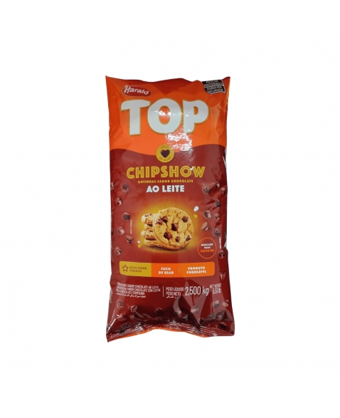 Gotas de Chocolate Ao Leite Chipshow 2,5kg - Harald